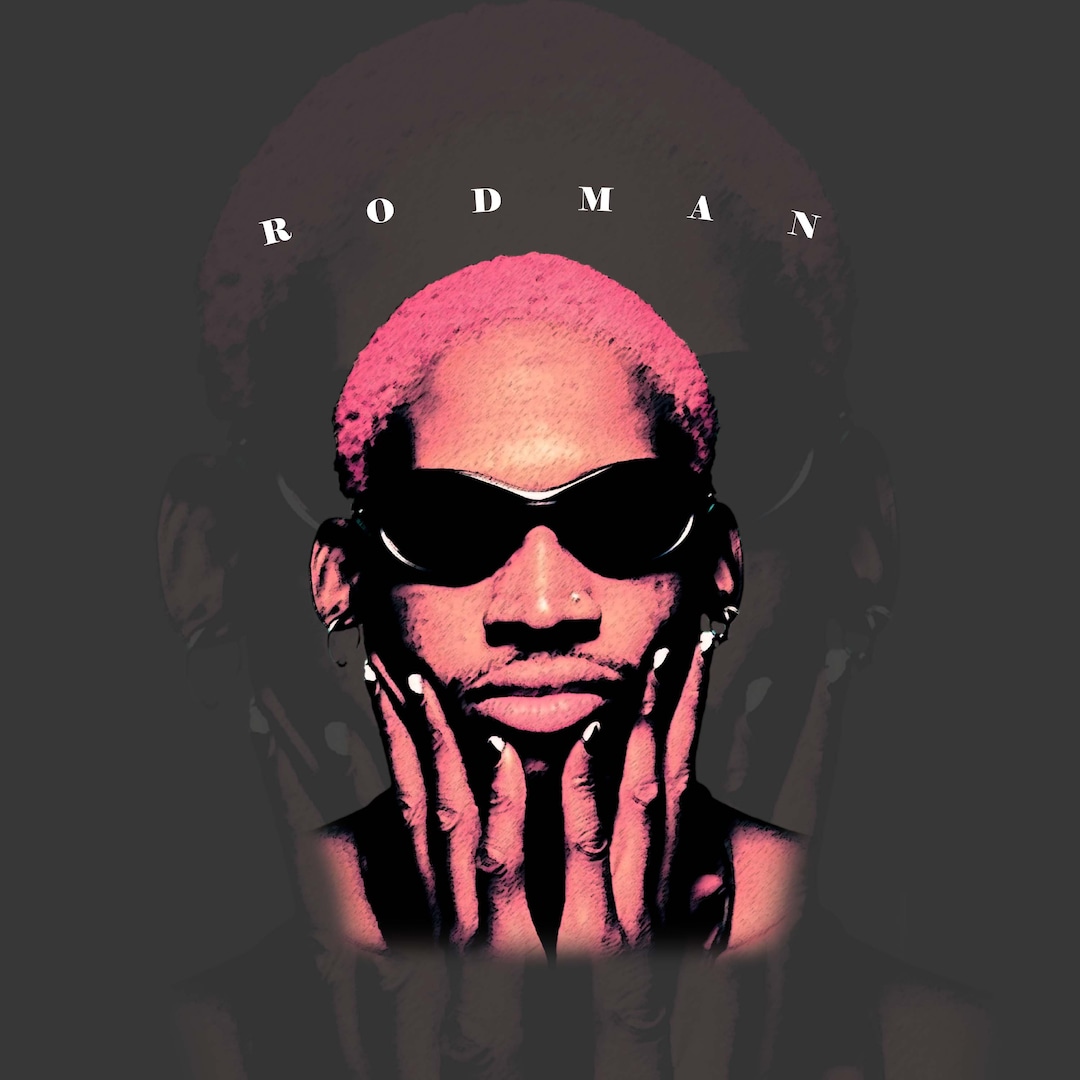 Dennis Rodman Png Ready to Print Printable Design Artist - Etsy