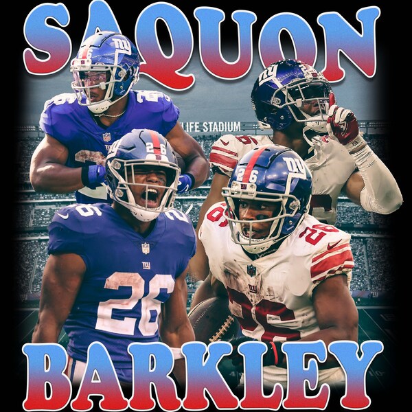 Saquon Barkley Svg - Etsy