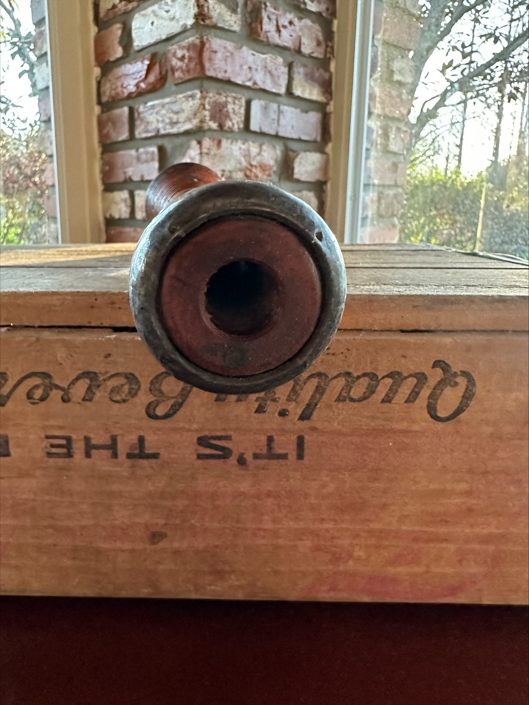 Antique Wooden Industrial Spool Candle Holder - Etsy