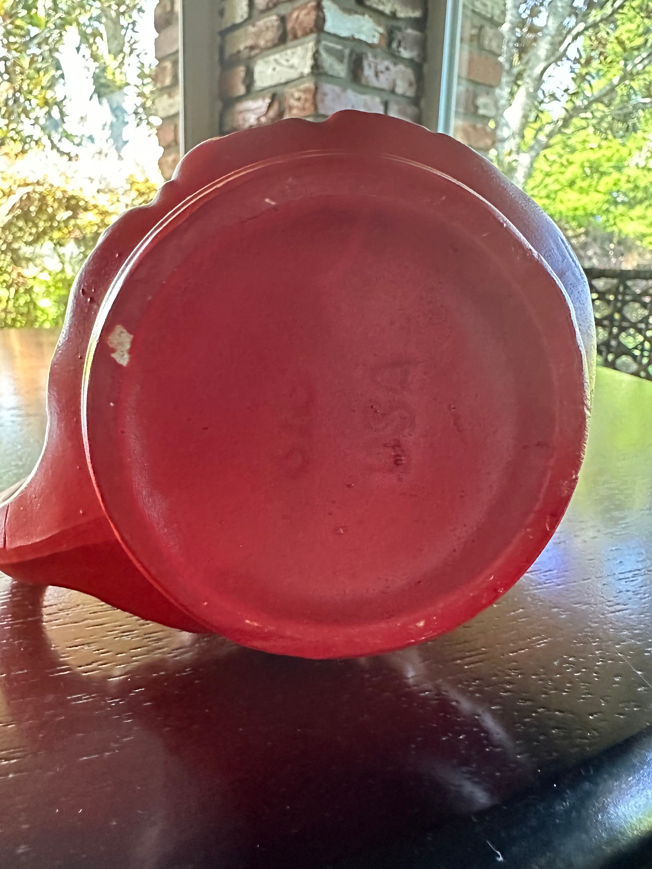 Vintage Red Mccoy Pottery, Raised Grapes and Leaves - Etsy