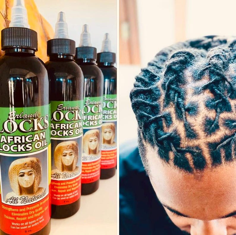 All-natural Locs, Dreadlocks, and Braids Hair Oil - Etsy