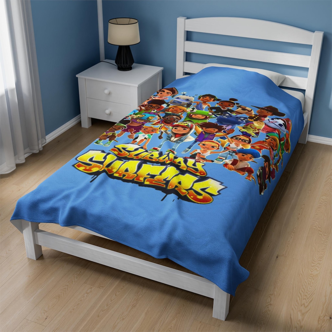 Subway Surfers in Velveteen Plush Blanket - Etsy