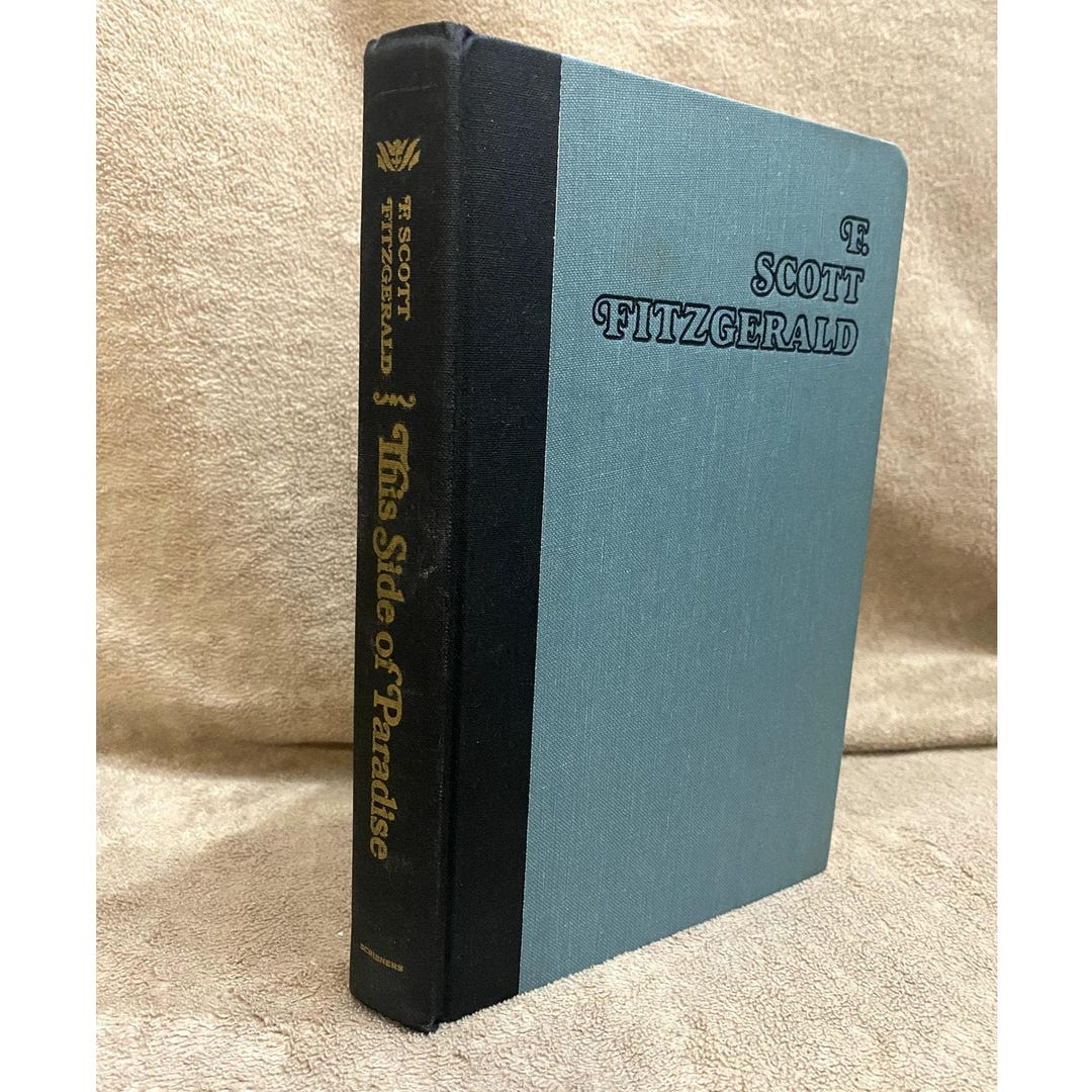 F. Scott Fitzgerald THIS SIDE of PARADISE 1948 Edition Collectible ...