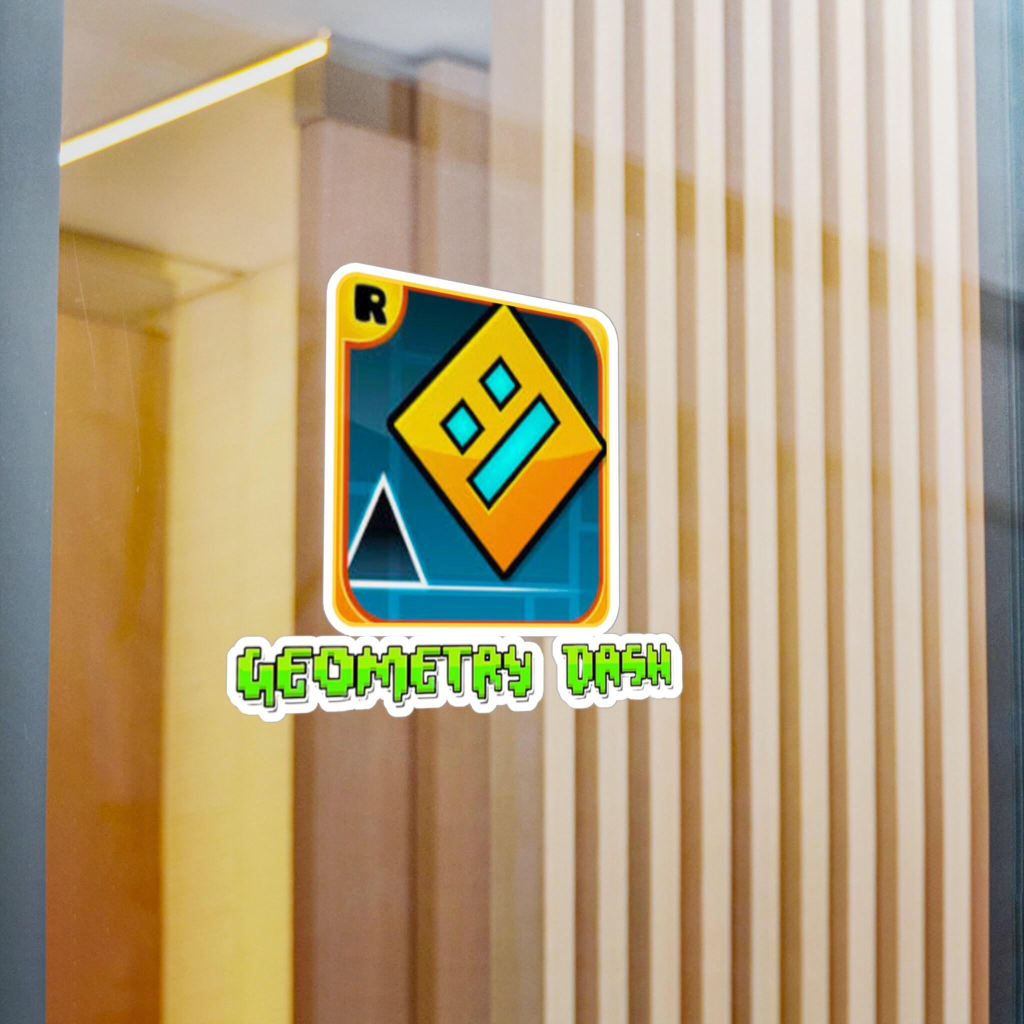 Geometry Dash Kiss-cut Vinyl Decals - Etsy