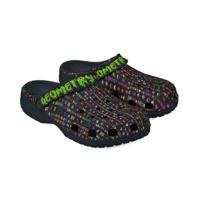 Geometry Dash EVA Foam Clogs AOP - Etsy Australia