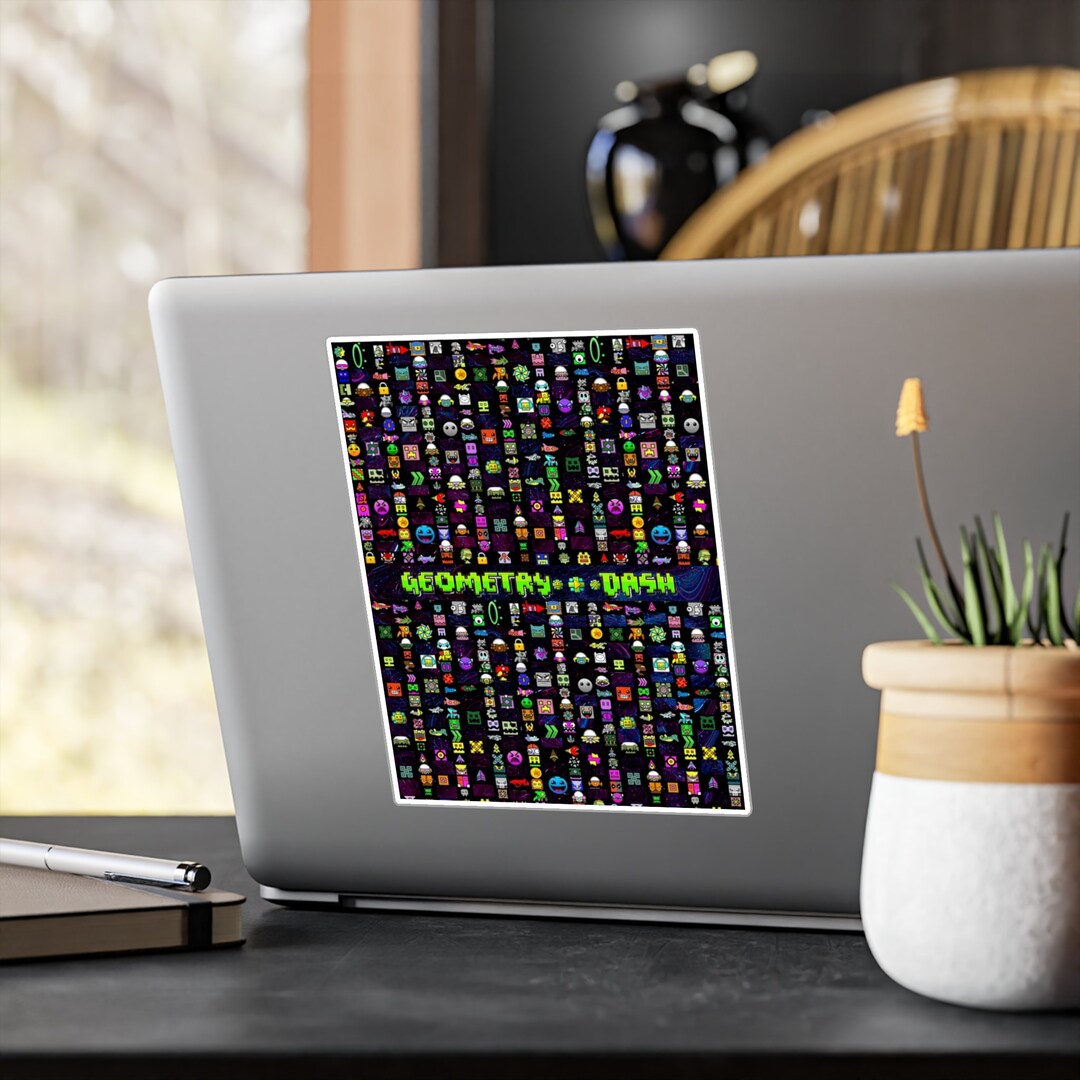 Geometry Dash Characters - Kiss-cut Vinyl Decals - Etsy