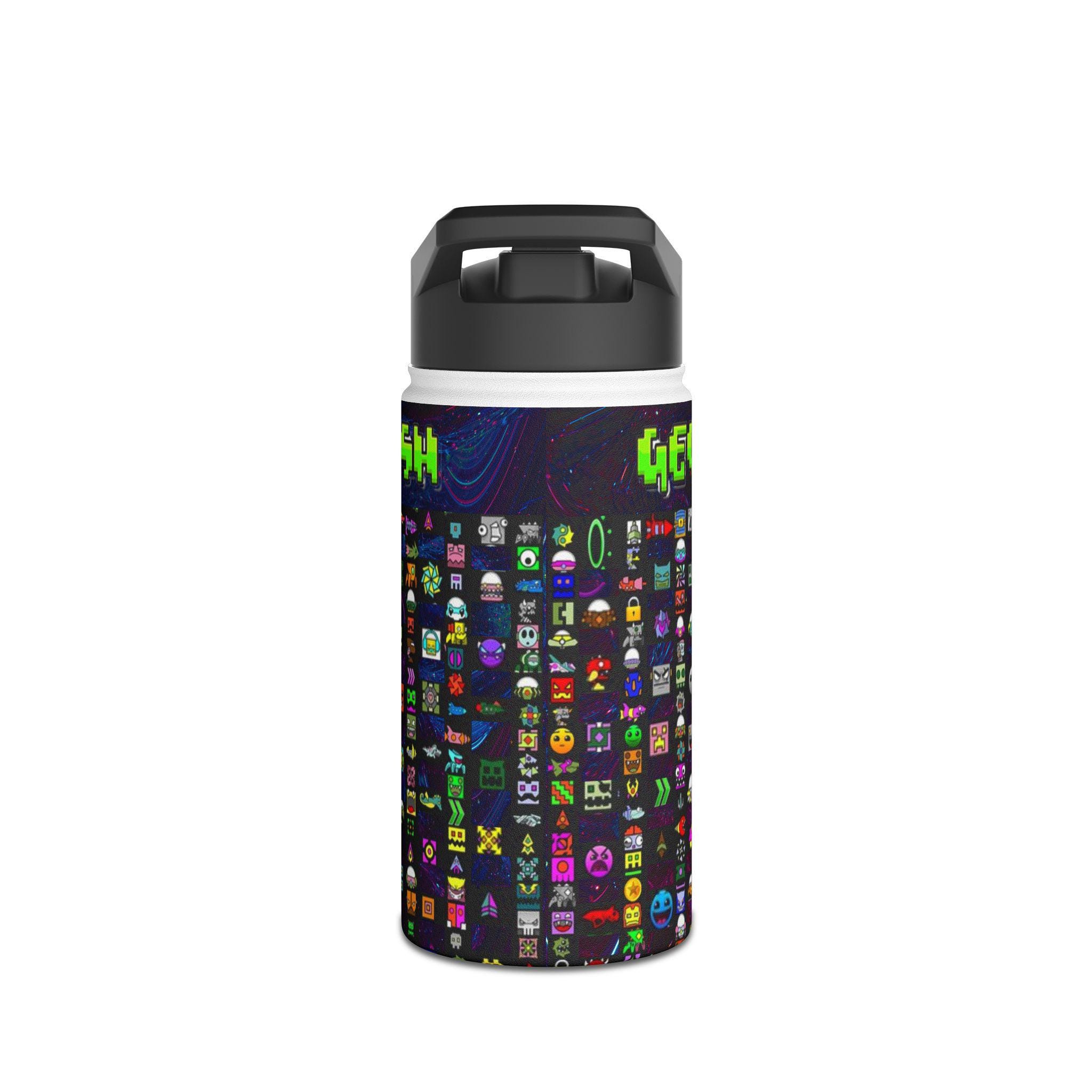 Geometry Dash - Stainless Steel Water Bottle, Standard Lid - Etsy