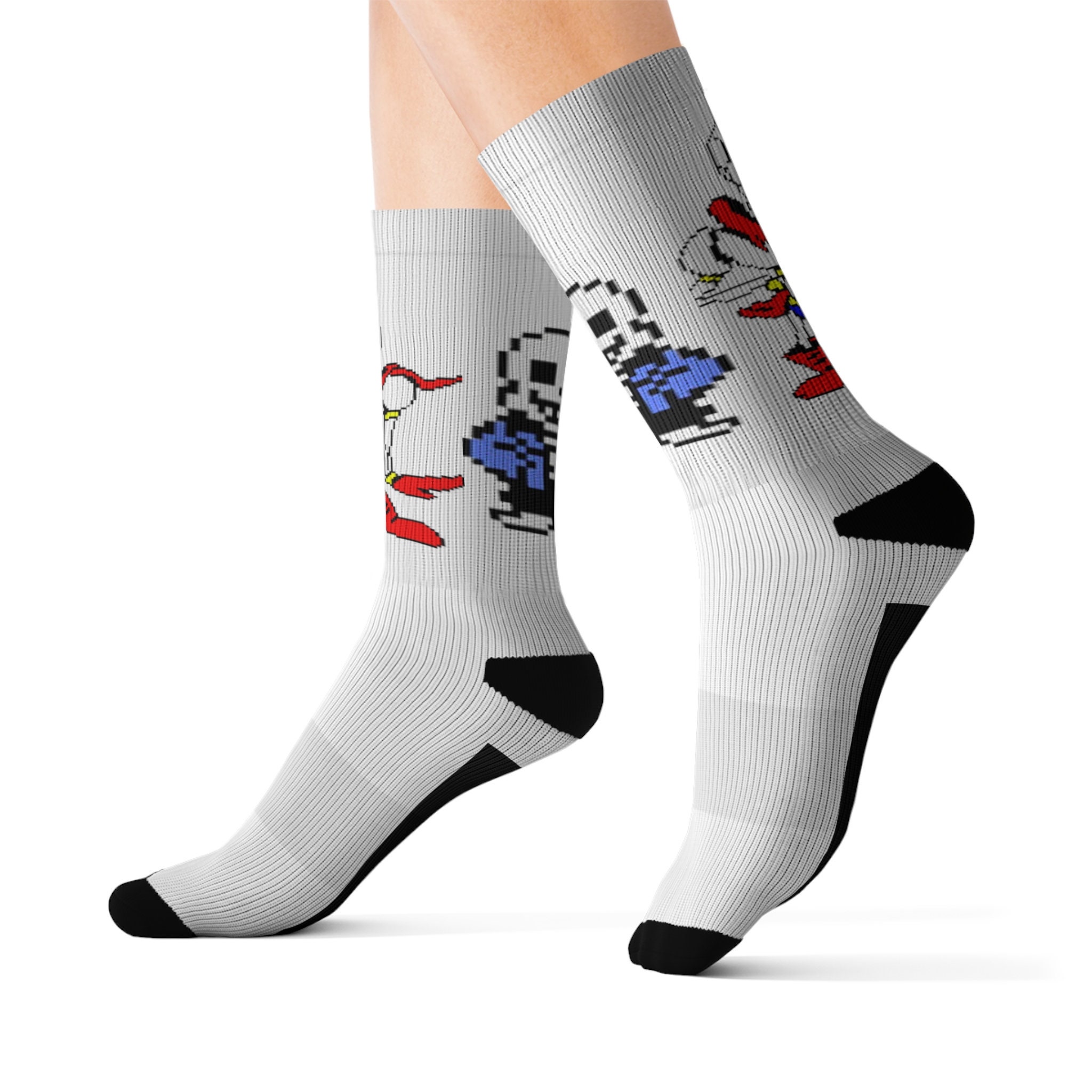 Undertale Sans Papyrus Character Sublimation Socks - Etsy