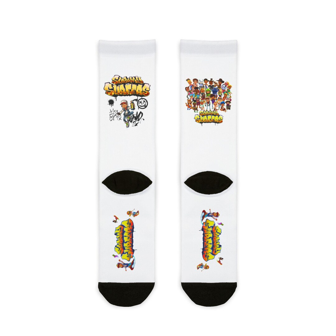 Subway Surfers in Sublimation Crew Socks - Etsy