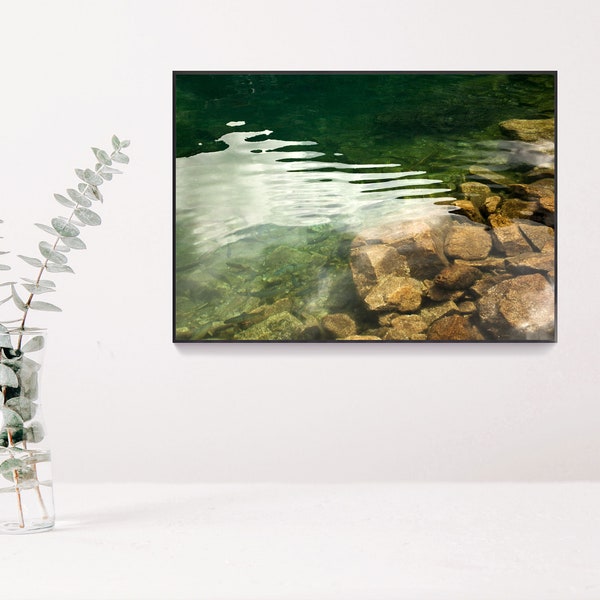Lake Water Abstract Photo - Etsy