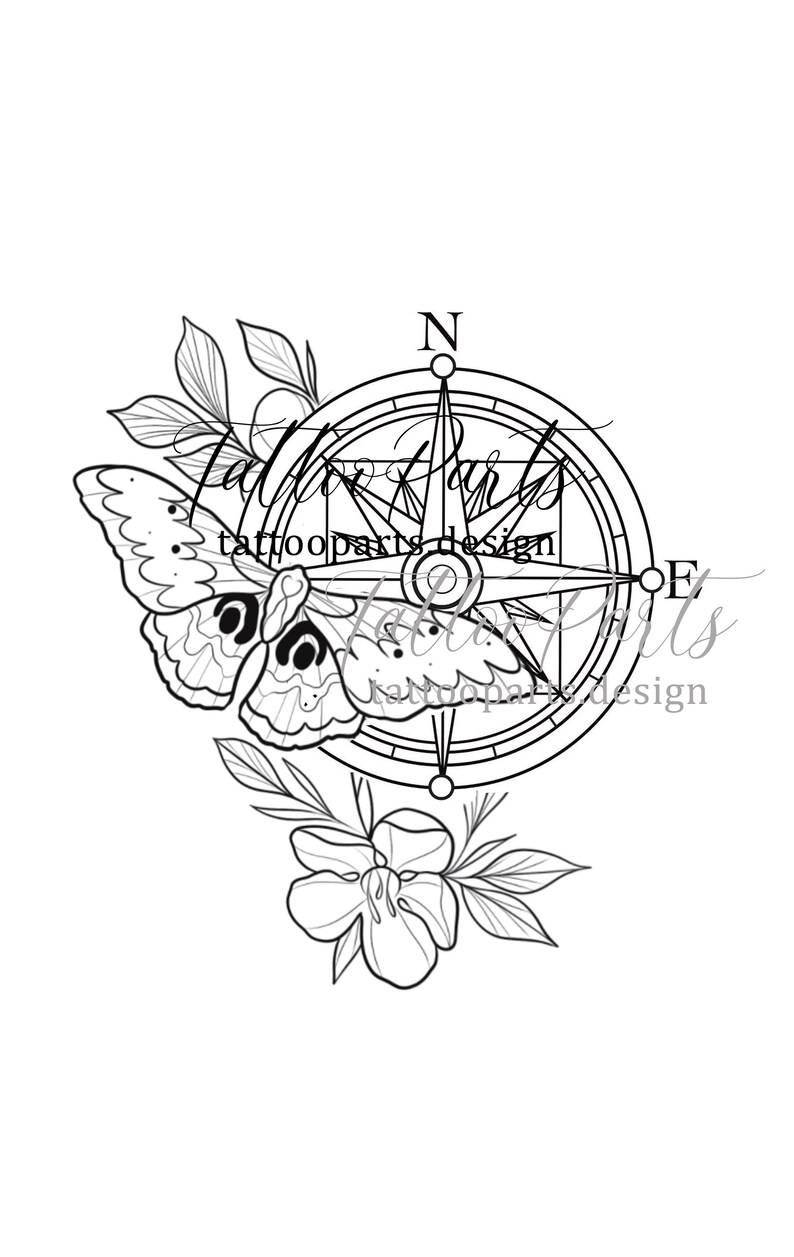 Butterfly Copass - Etsy