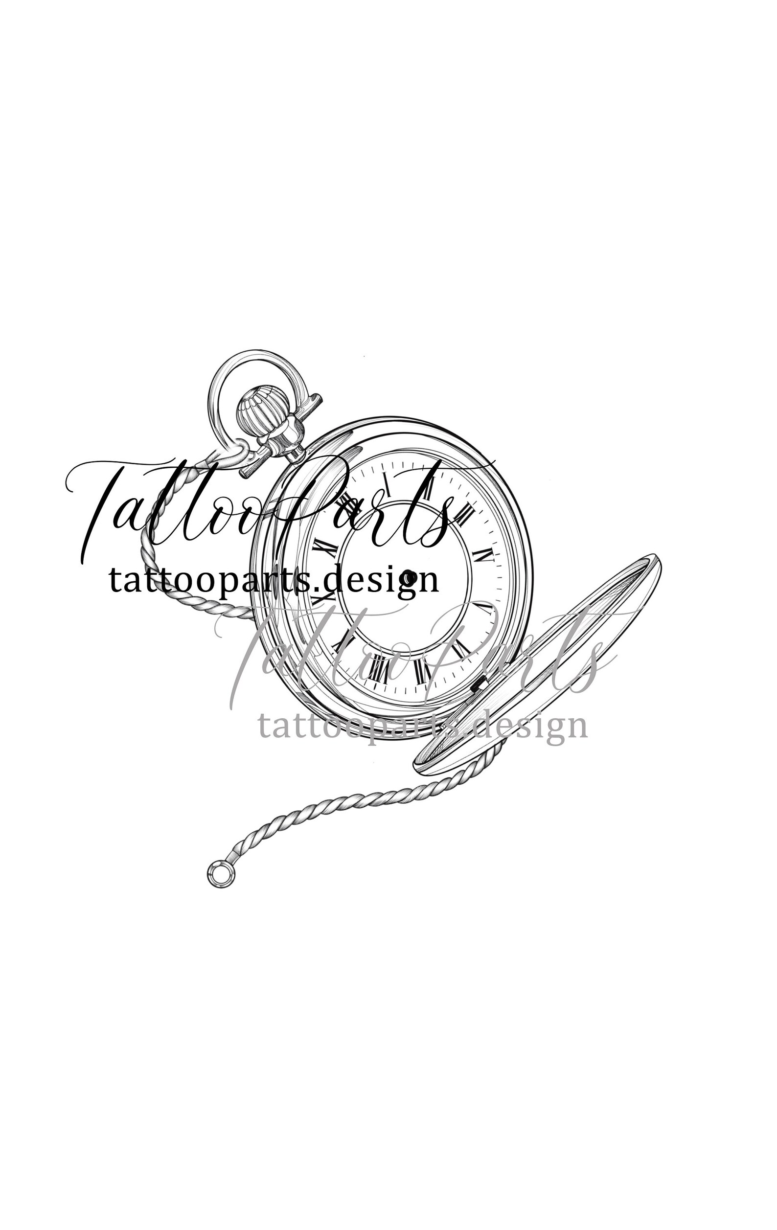 Pocket Watch Stencil - Etsy