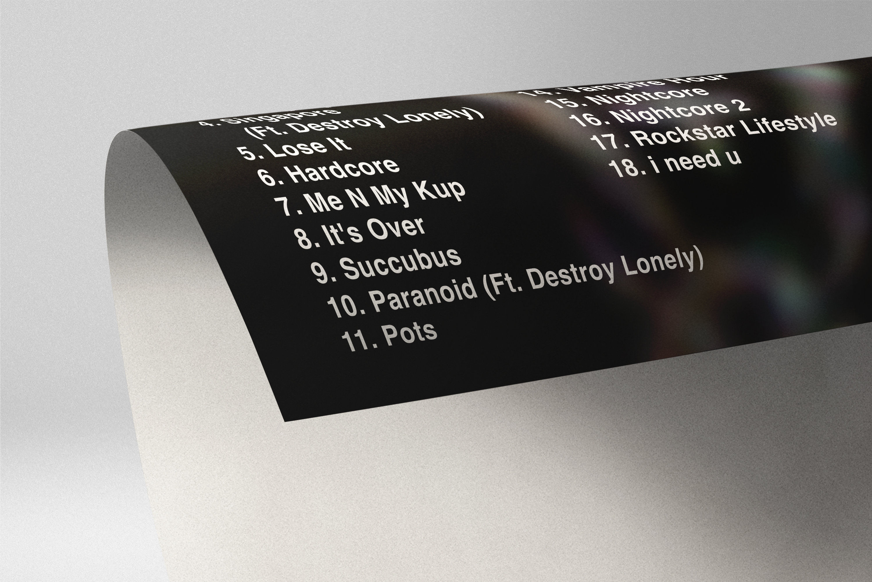 A Great Chaos Ken Carson Album Poster Deluxe Version Poster, Album ...