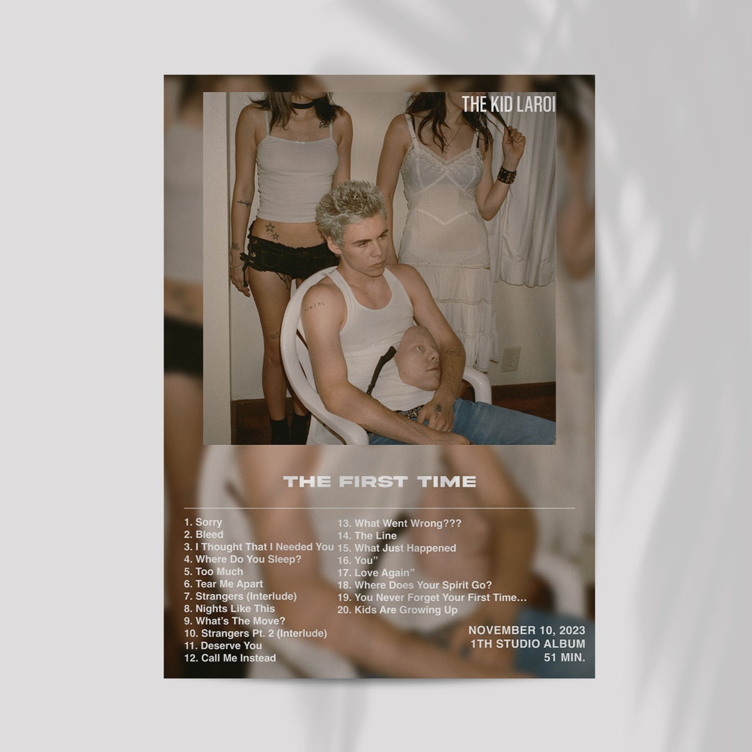 The Kid Laroi the First Time Poster, Travis Scott Poster,the First Time Cover, the First Poster ...