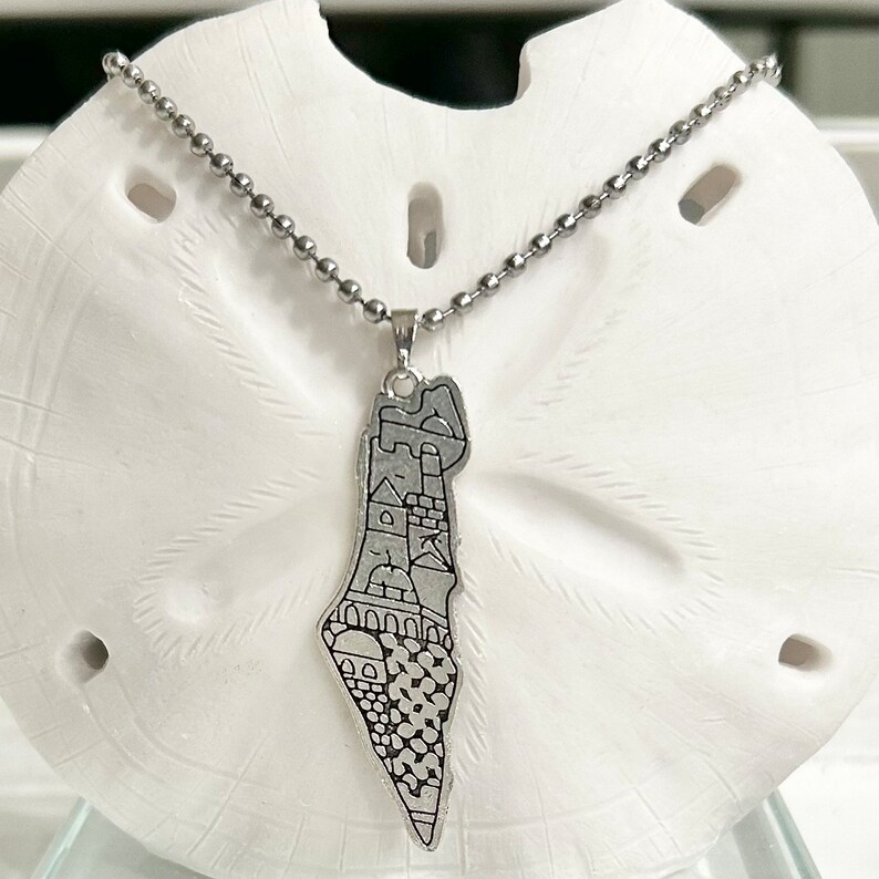 Palestine Necklace Vintage Color Palestinian Accessories - Etsy