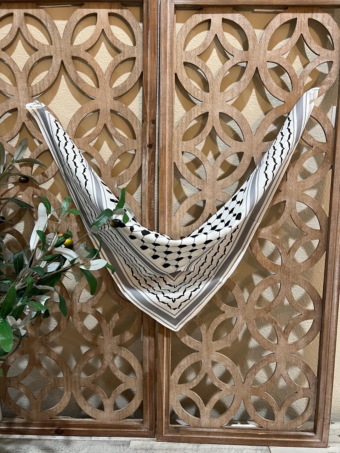 Palestine Keffiyeh Bandana | Kuffiya Headband | Kufiya Bandana ...