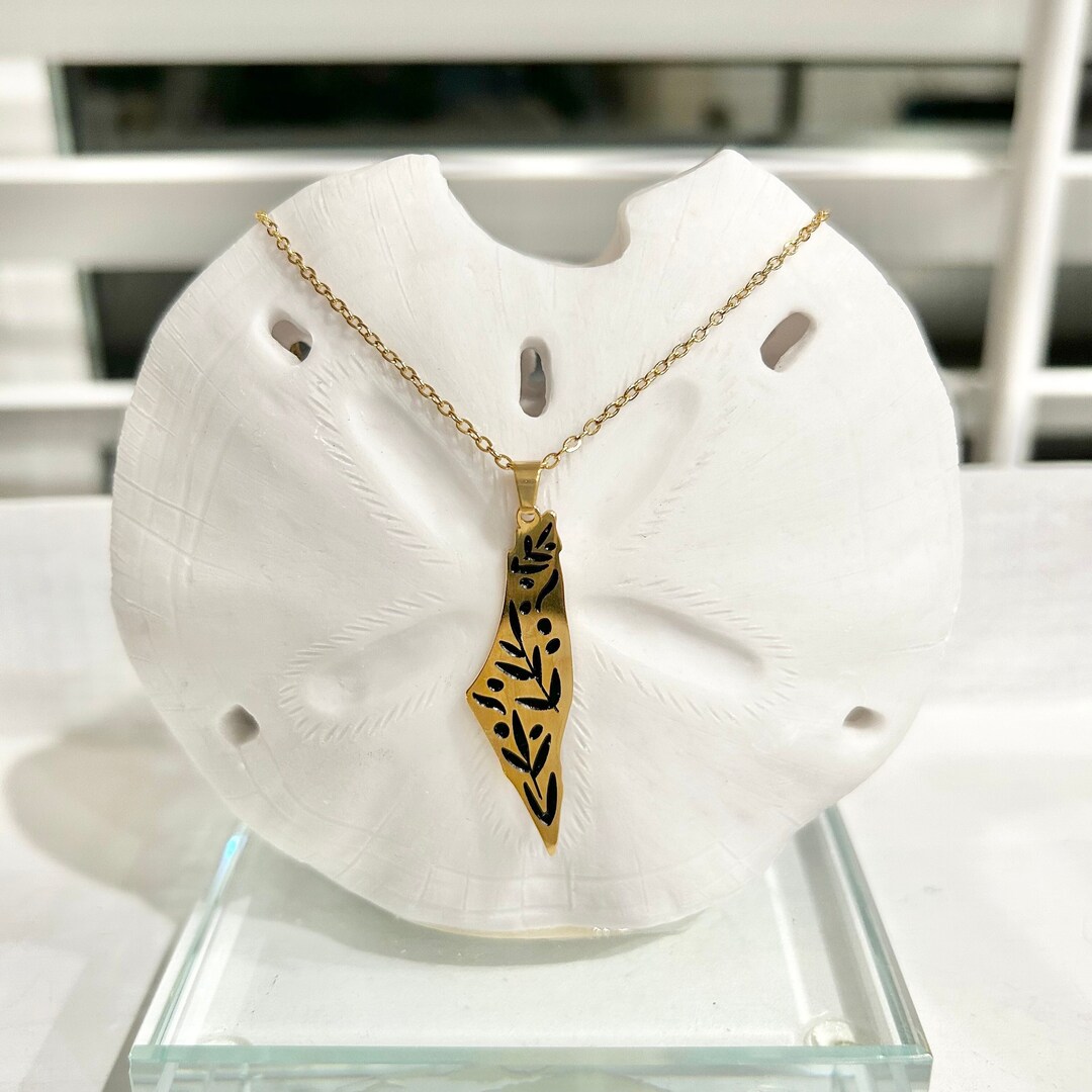 Palestine Necklace Vintage Color Palestinian Accessories Palestine Gift ...