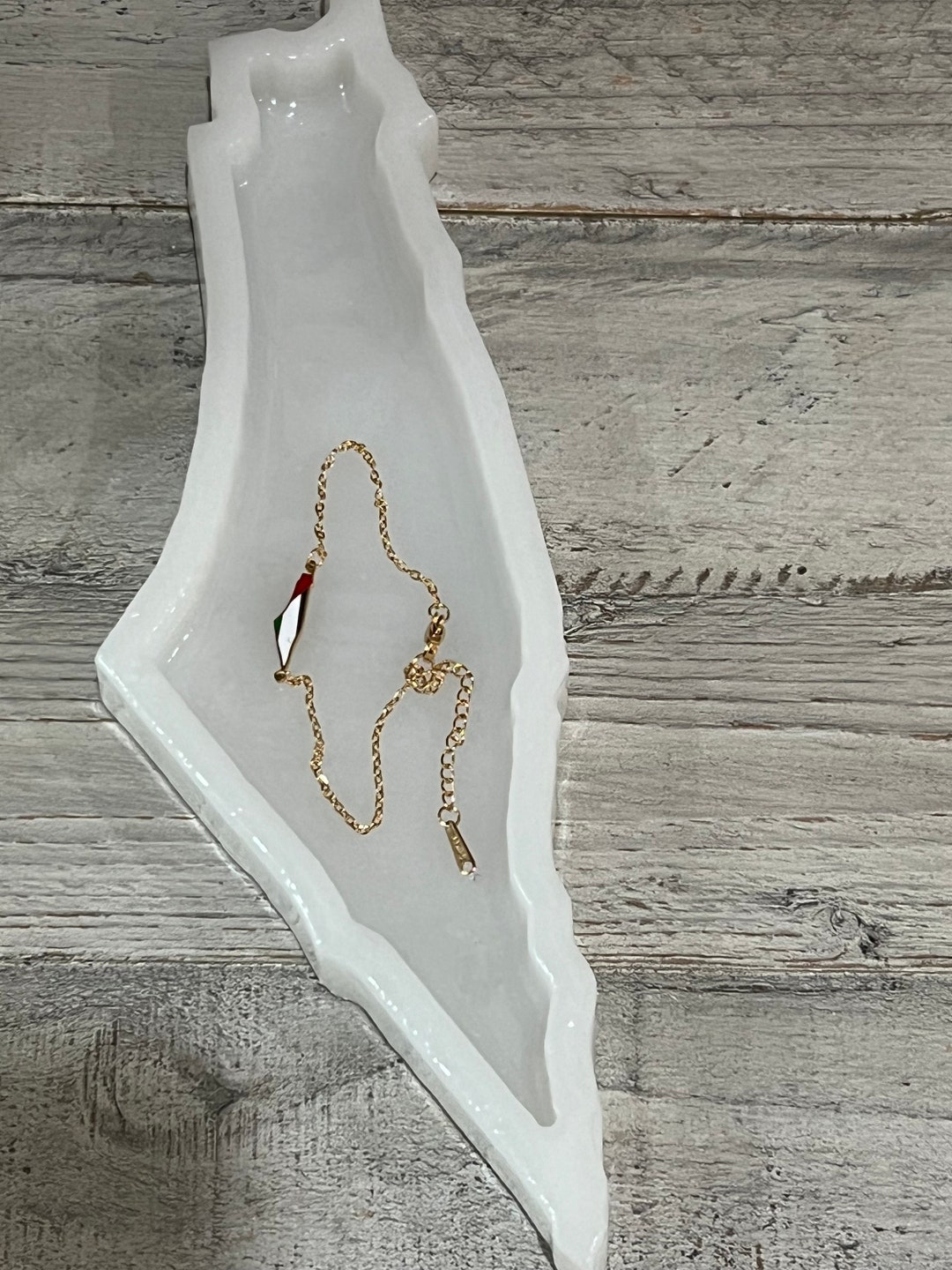 Palestine Map Bracelet gold and Black Color Palestinian Accessories ...