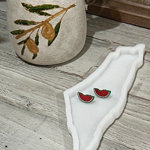 Palestine Watermelon Earrings Palestinian Accessories Palestine Gift ...