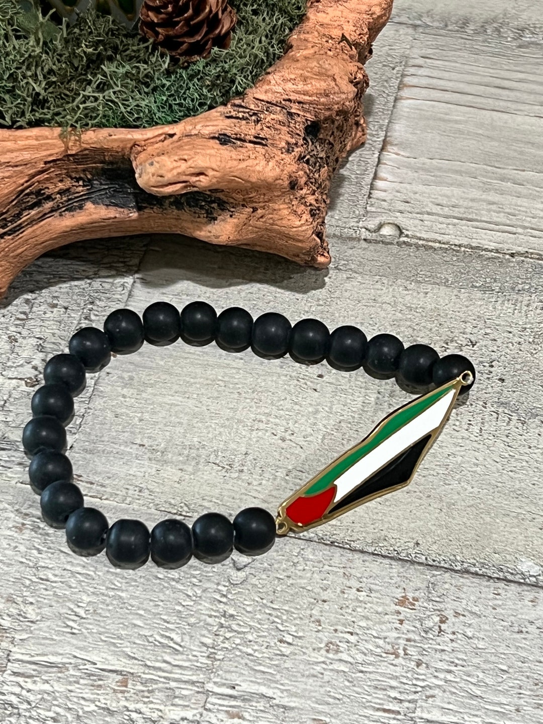 Palestine Map Bracelet gold and Black Color Palestinian Accessories ...