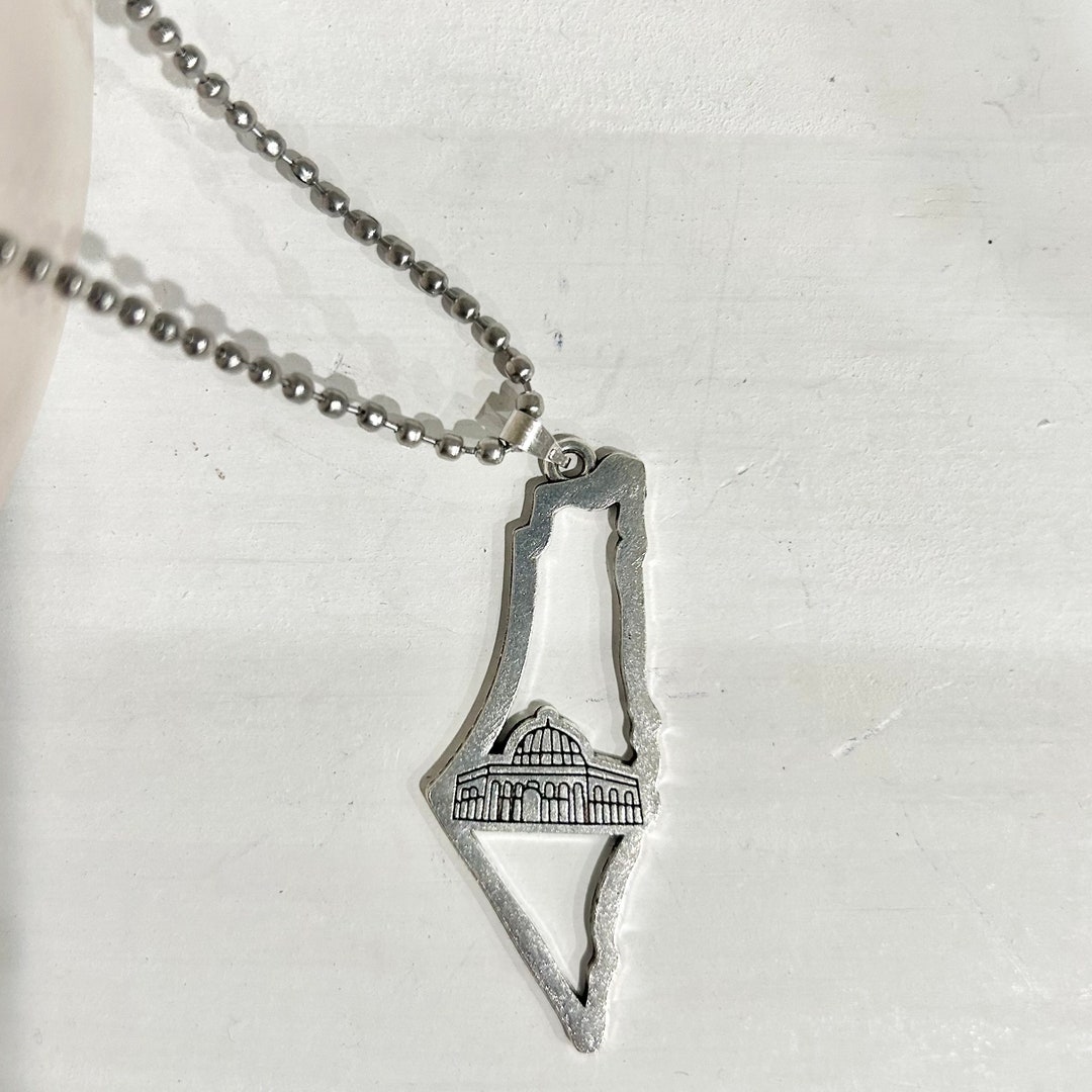 Palestine Necklace Vintage Color Palestinian Accessories Palestine Gift ...