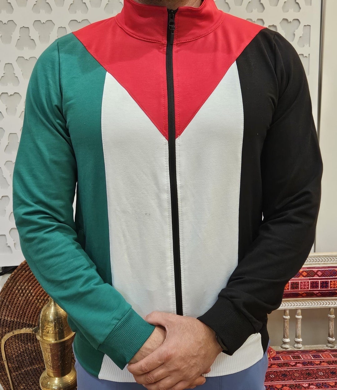 Unisex Palestinian Olympic Team Jacket Palestine Flag Jacket Palestine ...