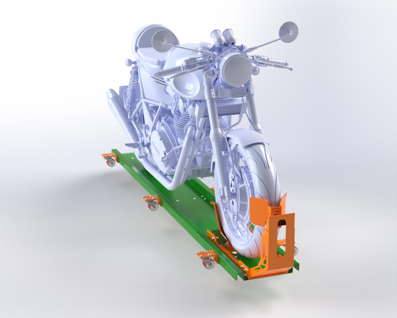 Motorcycle Dolly DXF Files | Digital Download Garage Stand | Laser Cut ...