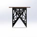 Geometric Metal Side Table DXF: Twisted Leg Design (digital Product) - Etsy