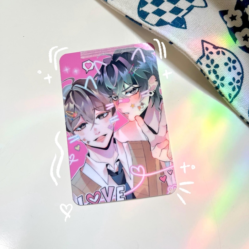 Guild Member Next Door Glossy Photocard | Virtual Strangers BL Manhwa ...