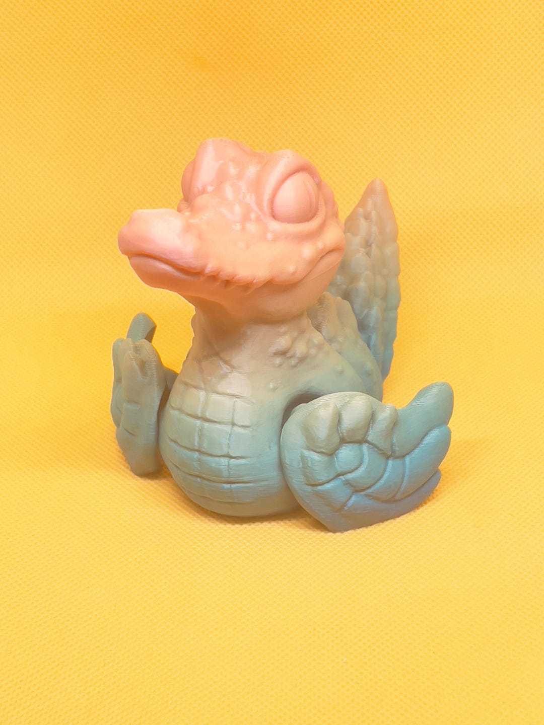 Large Articulated 3D Printed Crocduck, Jeep Duck Accessory - Etsy