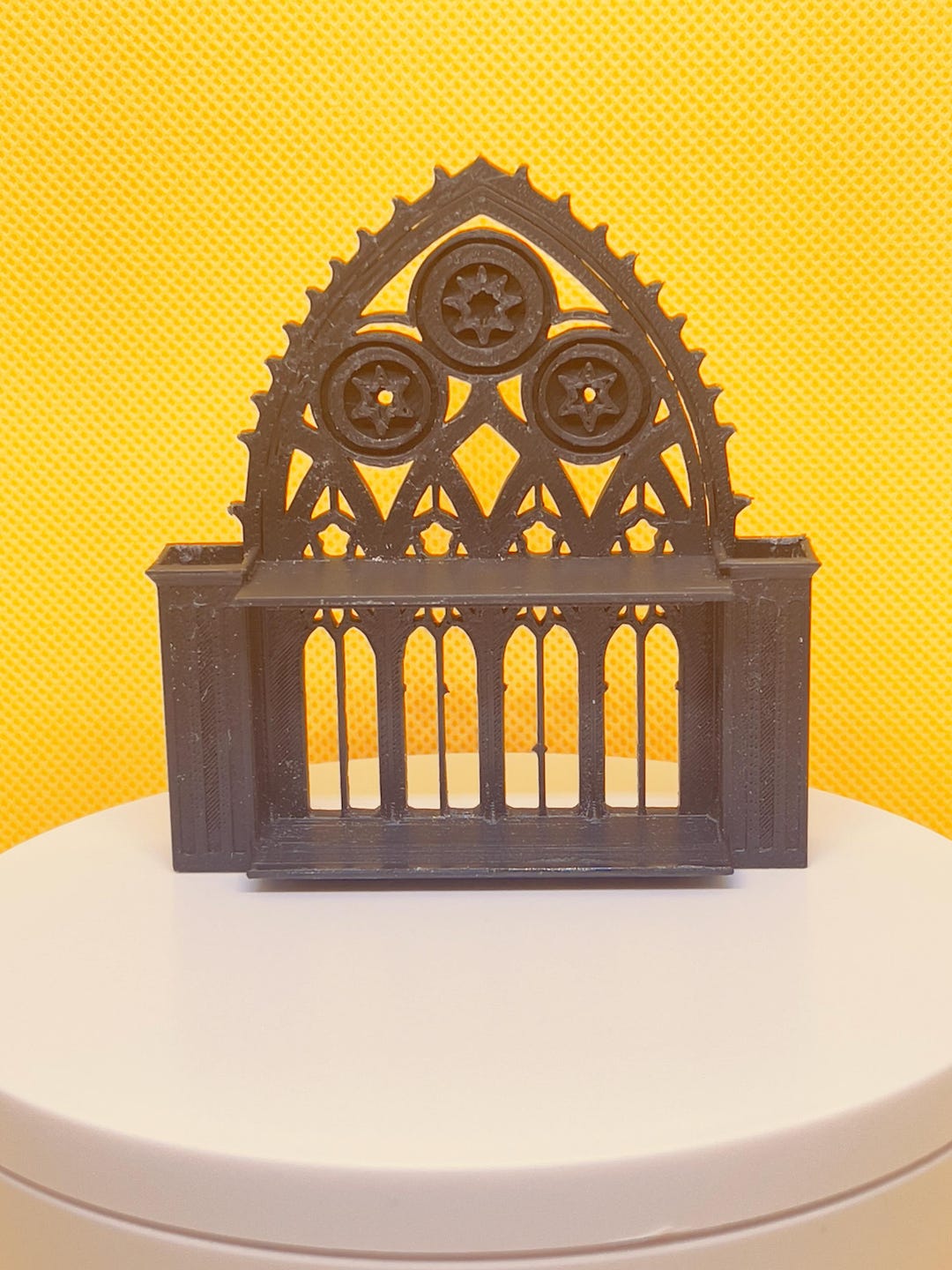 Gothic Window Jumping Spider Enclosure: Spooky Columns Accessory - Etsy ...