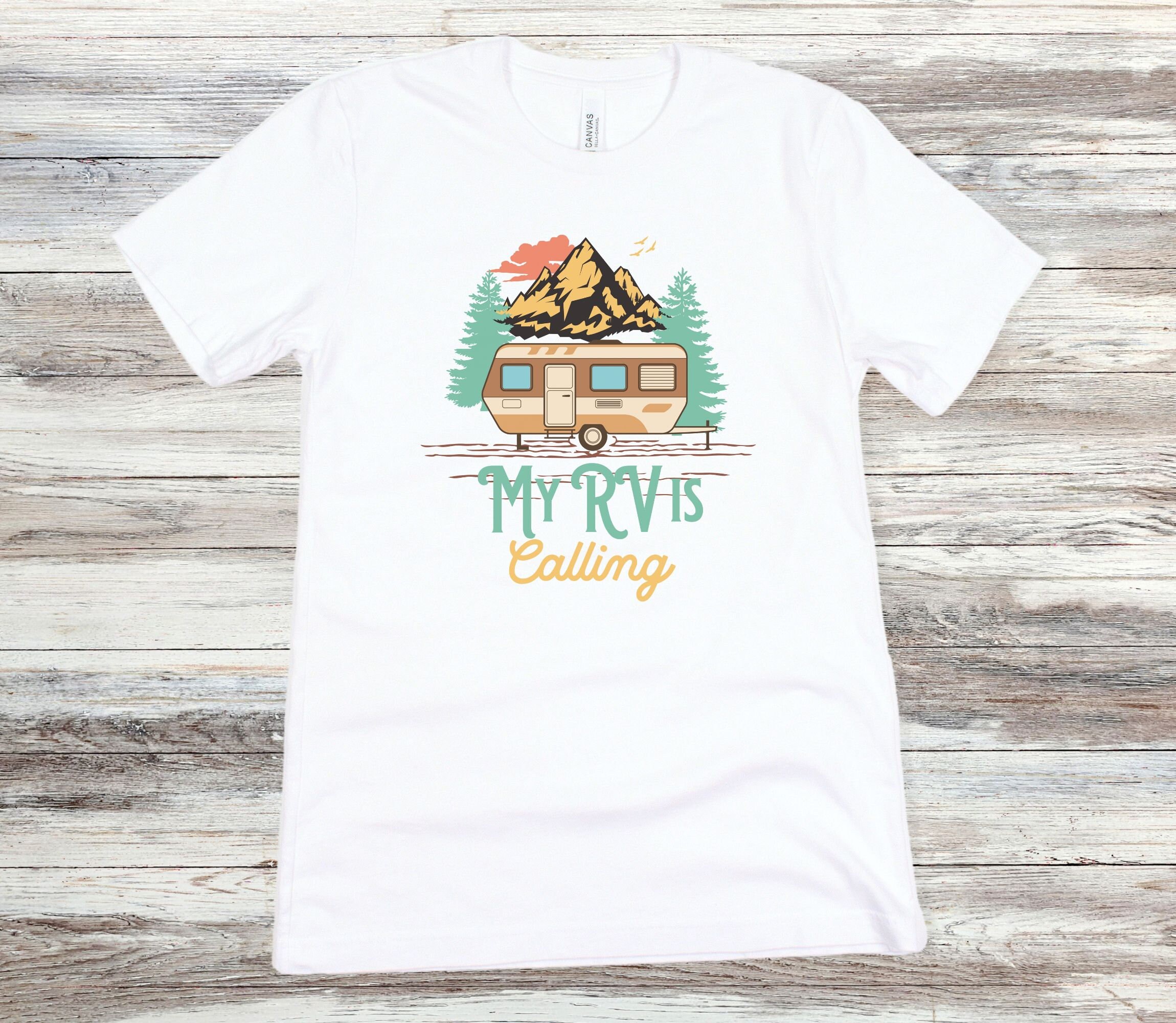 My RV is Calling Shirt, Camping Shirt, RV Shirt, RV Gift, Camping Gift ...