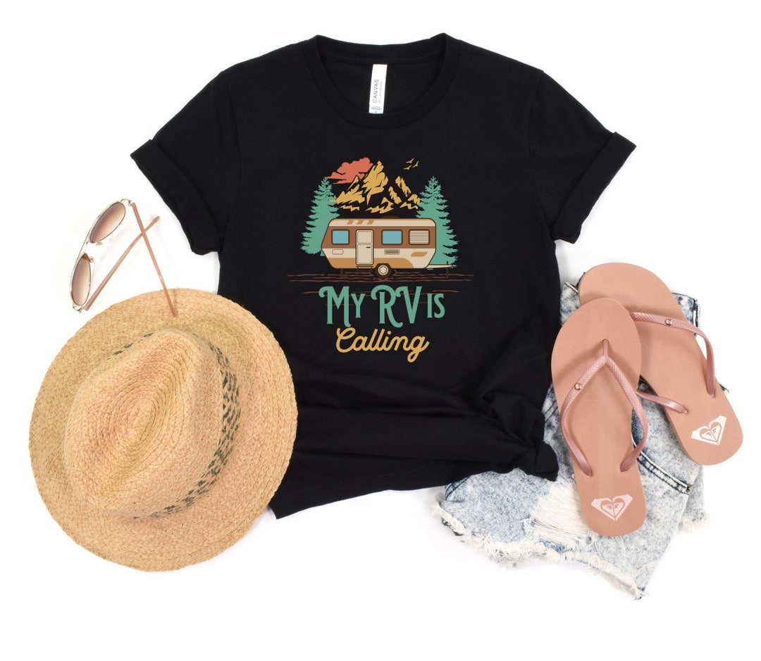 My RV is Calling Shirt, Camping Shirt, RV Shirt, RV Gift, Camping Gift ...