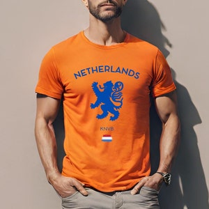 Netherlands Football T-shirt: Dutch National Team Fangear Souvenir - Etsy