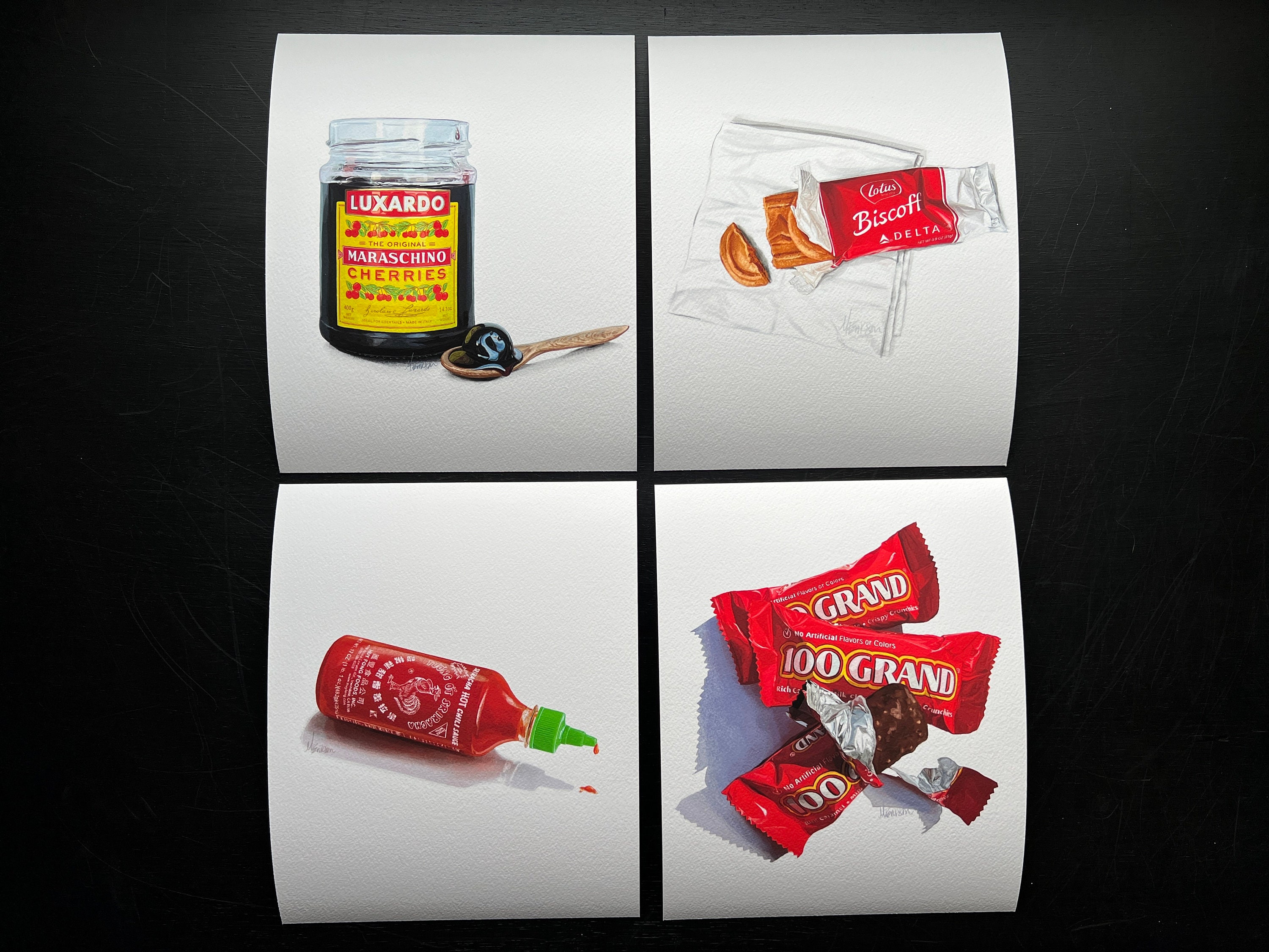 Lotus Biscoff Airline Cookie Package Illustration, 8x8 Print, Food ...