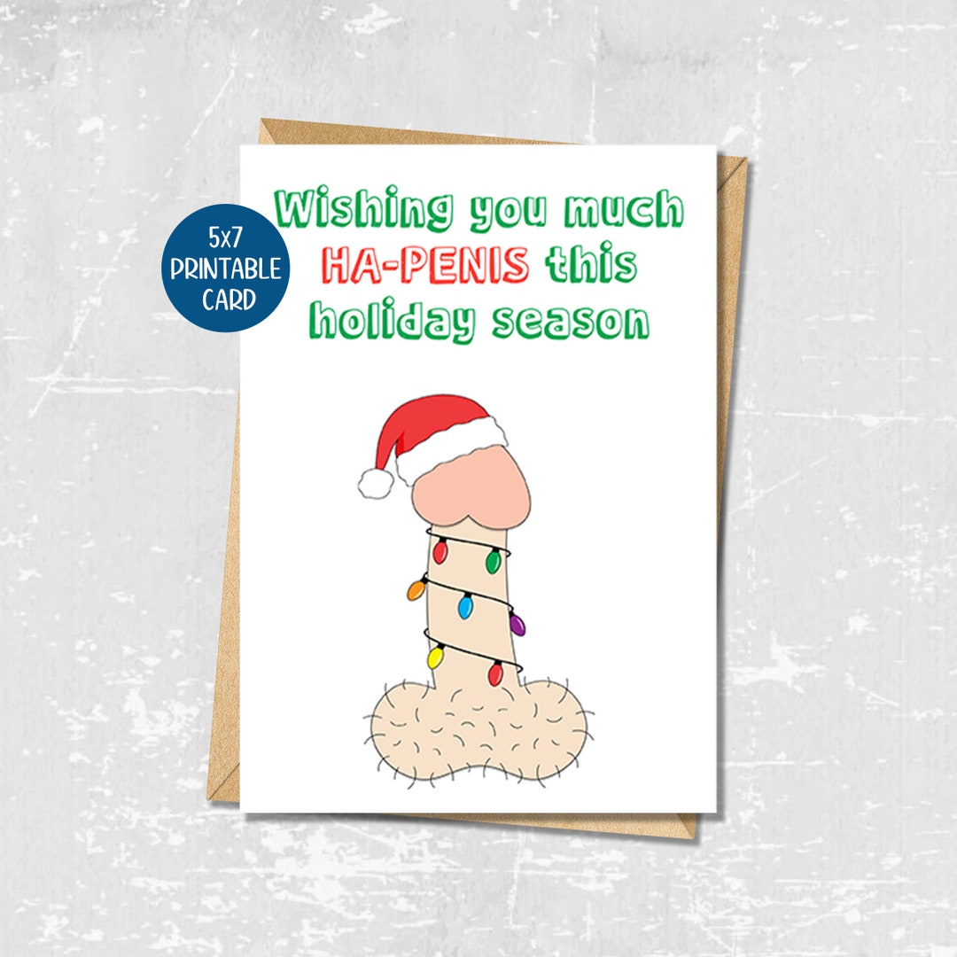 Funny Christmas Cards, Adult Christmas Card, Printable Funny Holiday ...