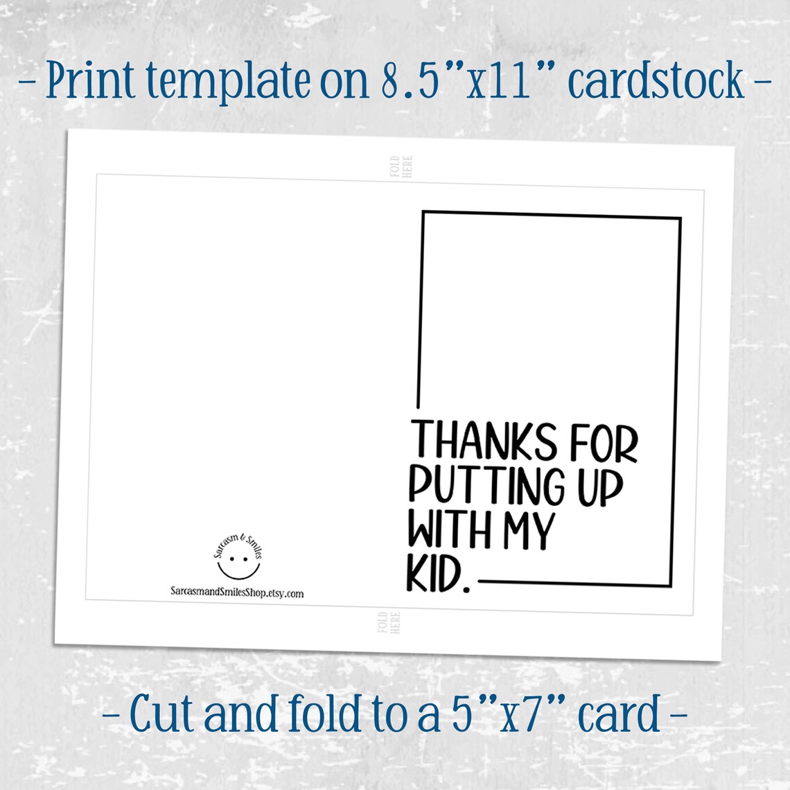 Funny Teacher Appreciation Week Printable Card, End of Year Teacher ...