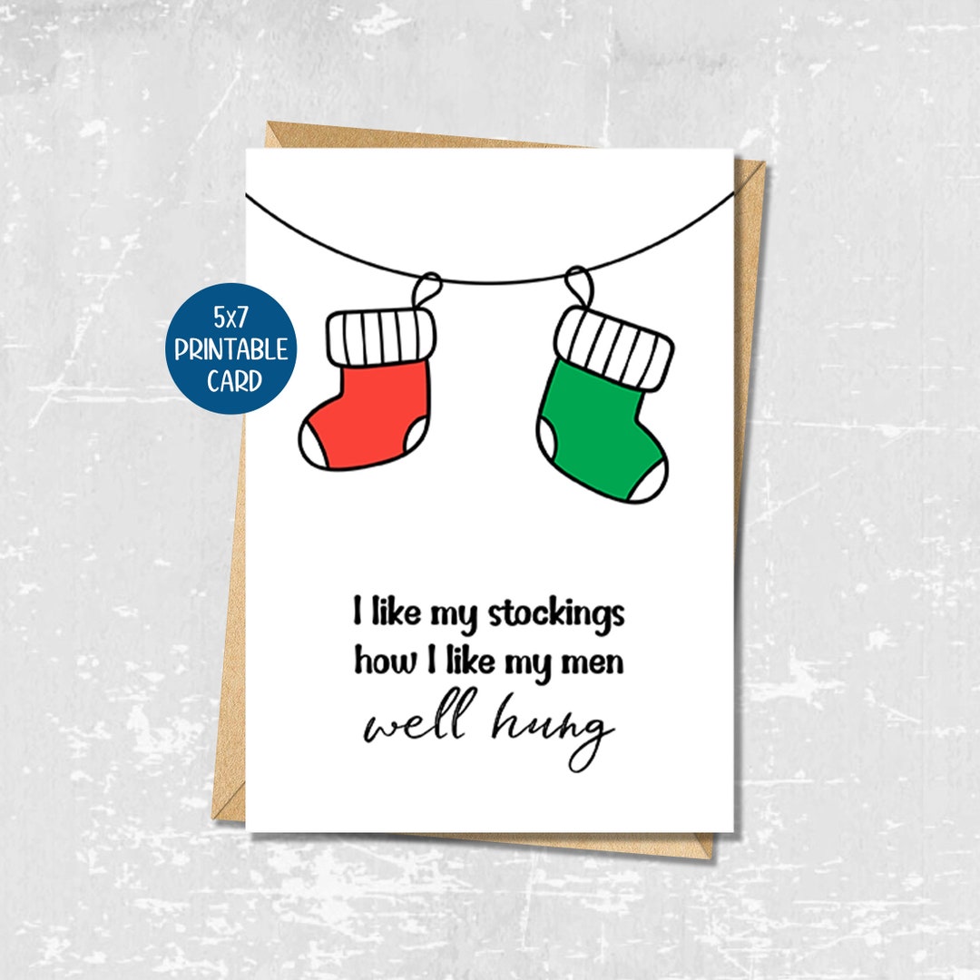 Funny Christmas Cards, Adult Christmas Card, Printable Funny Holiday ...