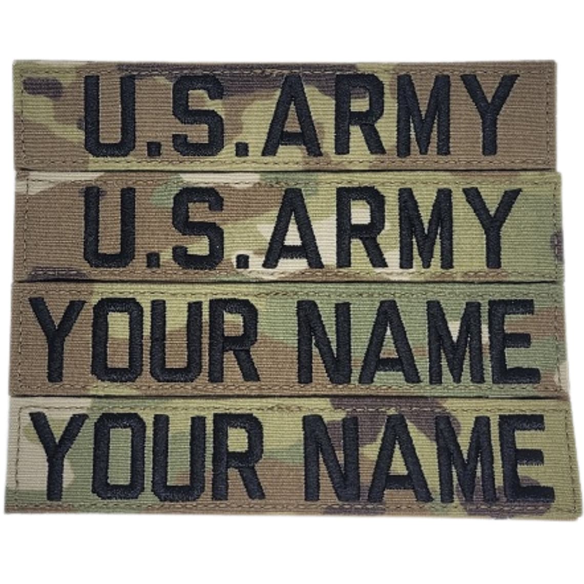 4 Pc OCP Name and Army Branch Tape With Hook Fastener Set - Etsy