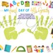 Back to School Handprint Craft Handprint Craft First Day of School ...