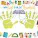 Back to School Handprint Craft Handprint Craft First Day of School ...