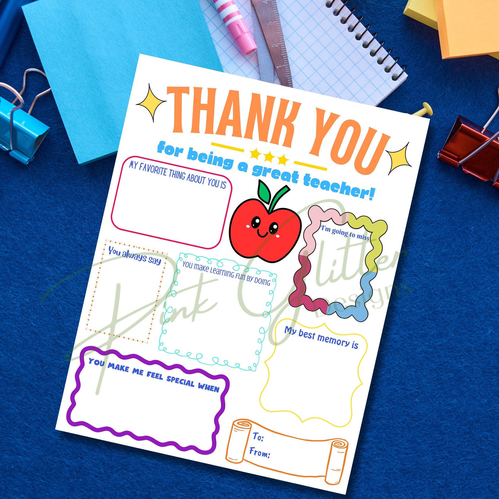 Teacher Appreciation Week Printable * Teacher Appreciation Printable ...