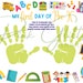 Back to School Handprint Craft Handprint Craft First Day of School ...