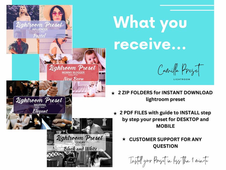 15 Lightroom Presets Color Preset Light and Airy Family - Etsy