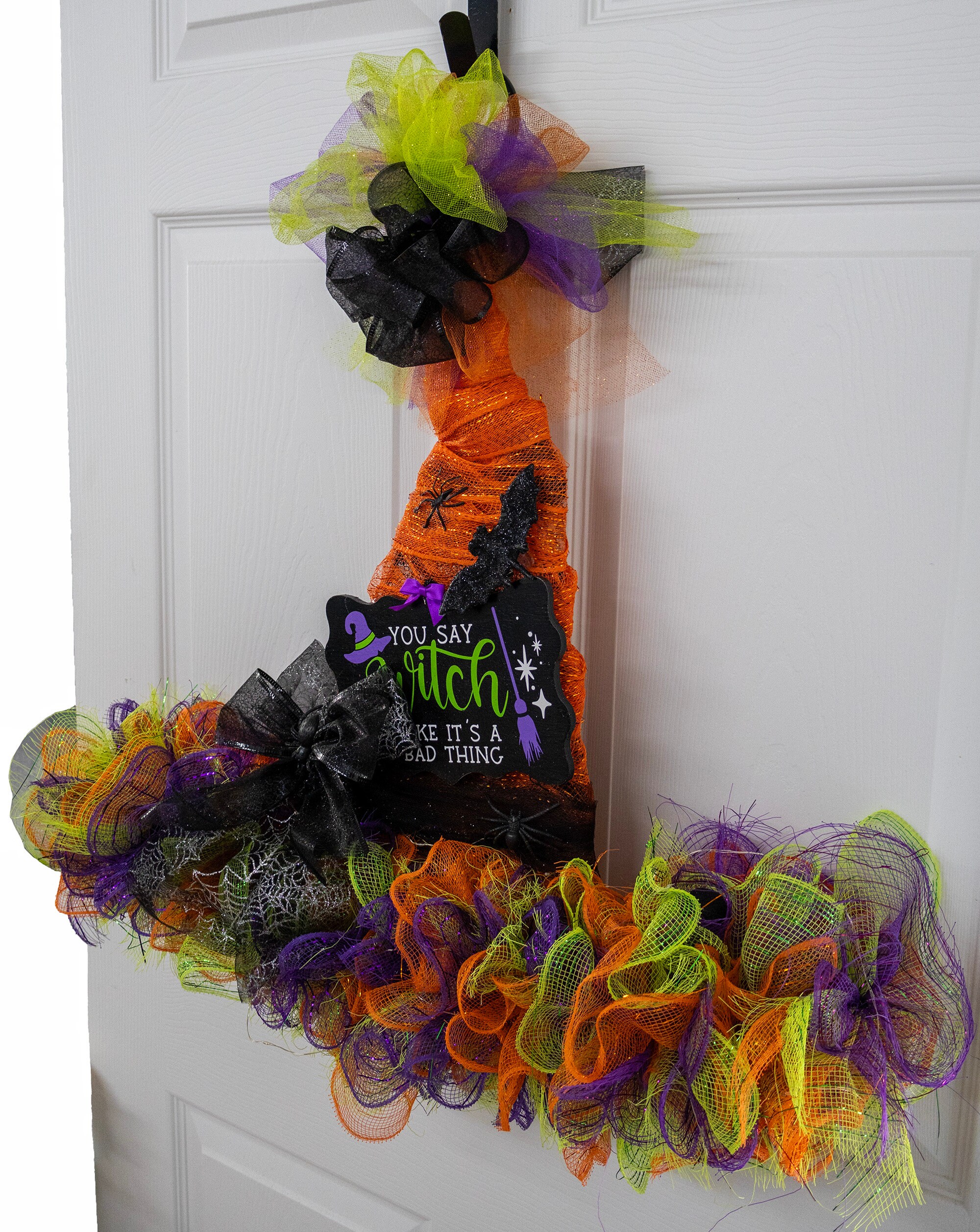 You Say Witch Like Its a Bad Thing Wreath - Etsy