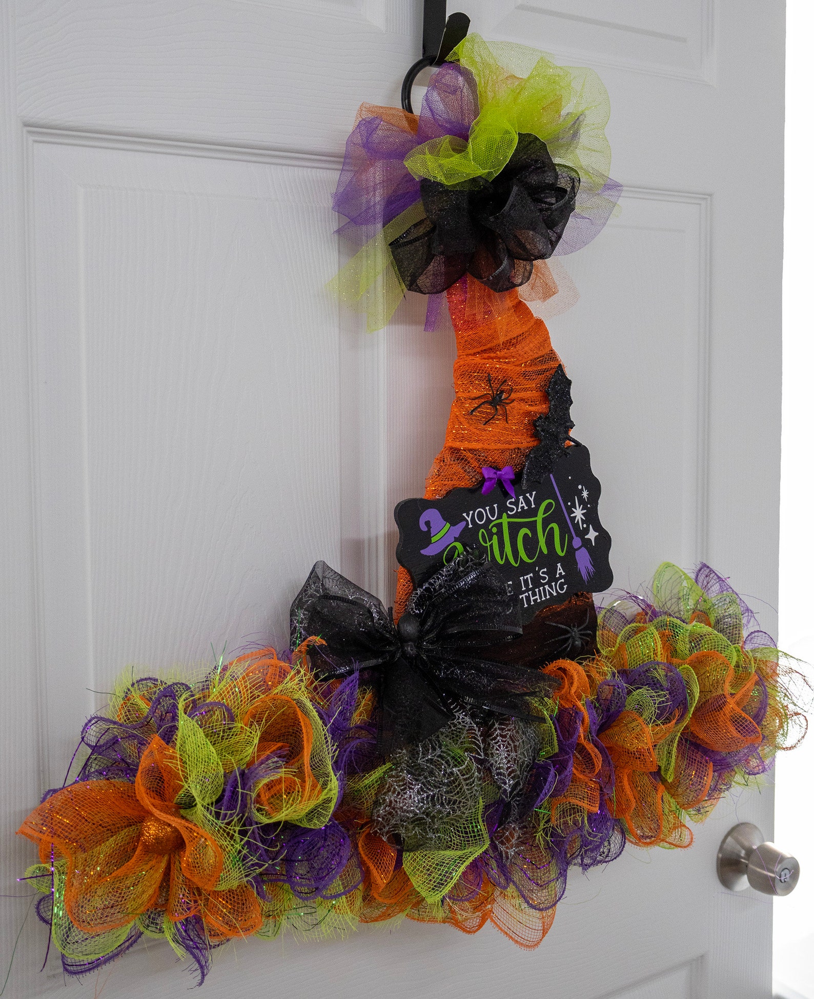 You Say Witch Like Its a Bad Thing Wreath - Etsy
