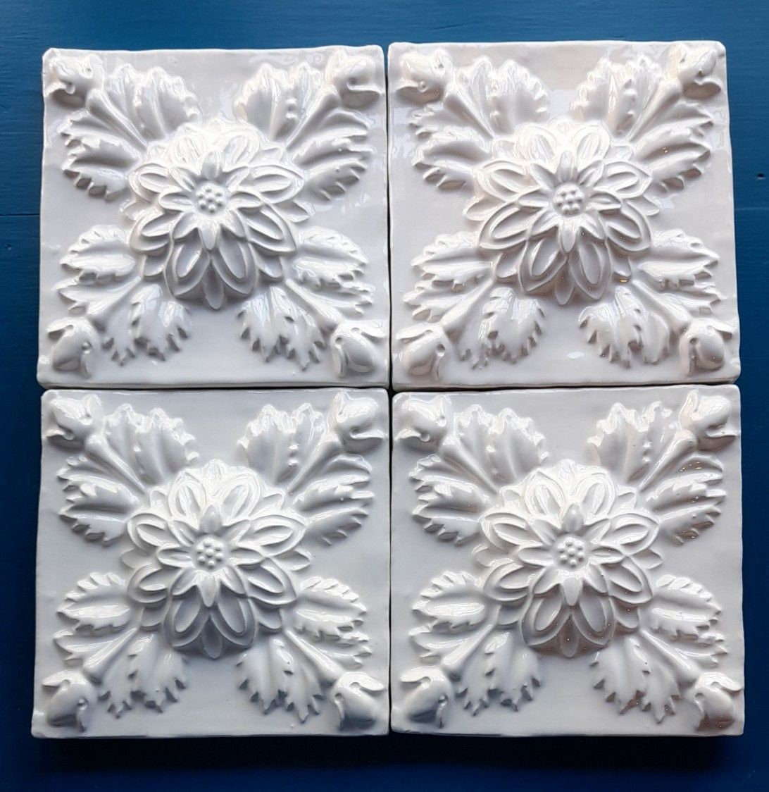 Portuguese Tile Backsplash Relief Tile Decorative Tile - Etsy