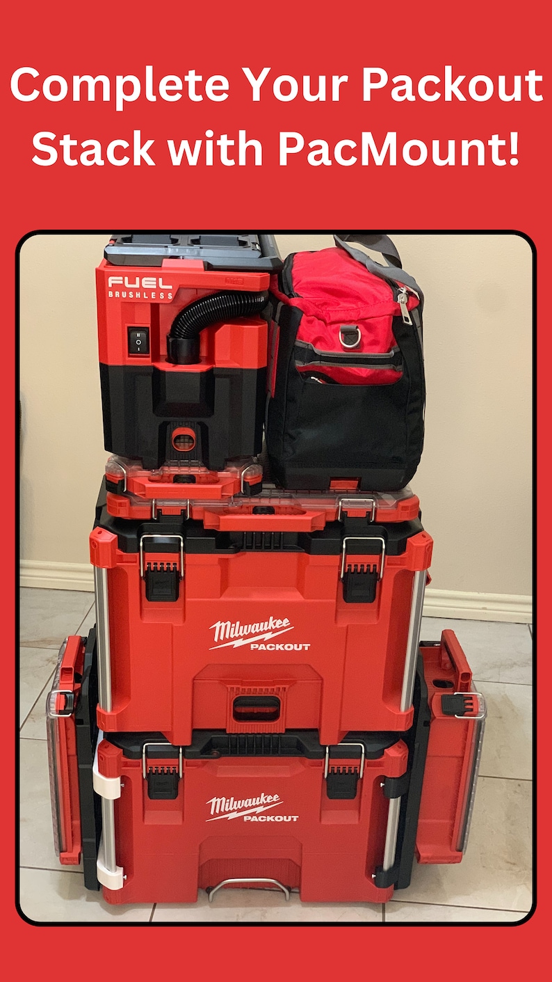 Pacmount, A Packout Wall Plate Mount for the Rolling and XL Boxes - Etsy