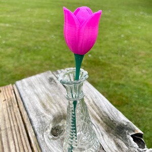 One 3D Printed Tulip Flower Custom - Etsy