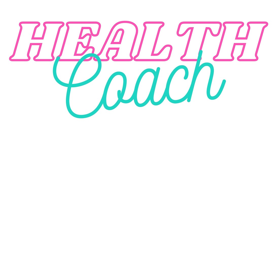 HEALTH COACH Download Pdf Svg Jpg Png - Etsy